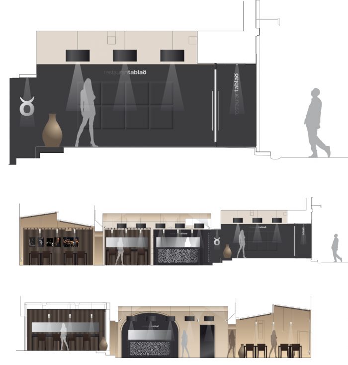 Restaurant tablao : blueloft